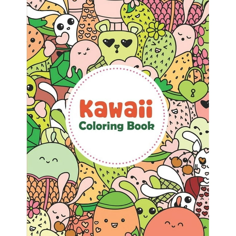 kawaii japanese coloring pages