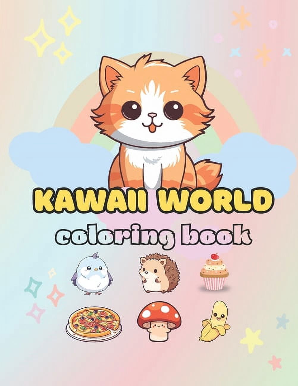 Kawaii Coloring book: Coloring Fun for Kids & Adults - 30 Whimsical ...