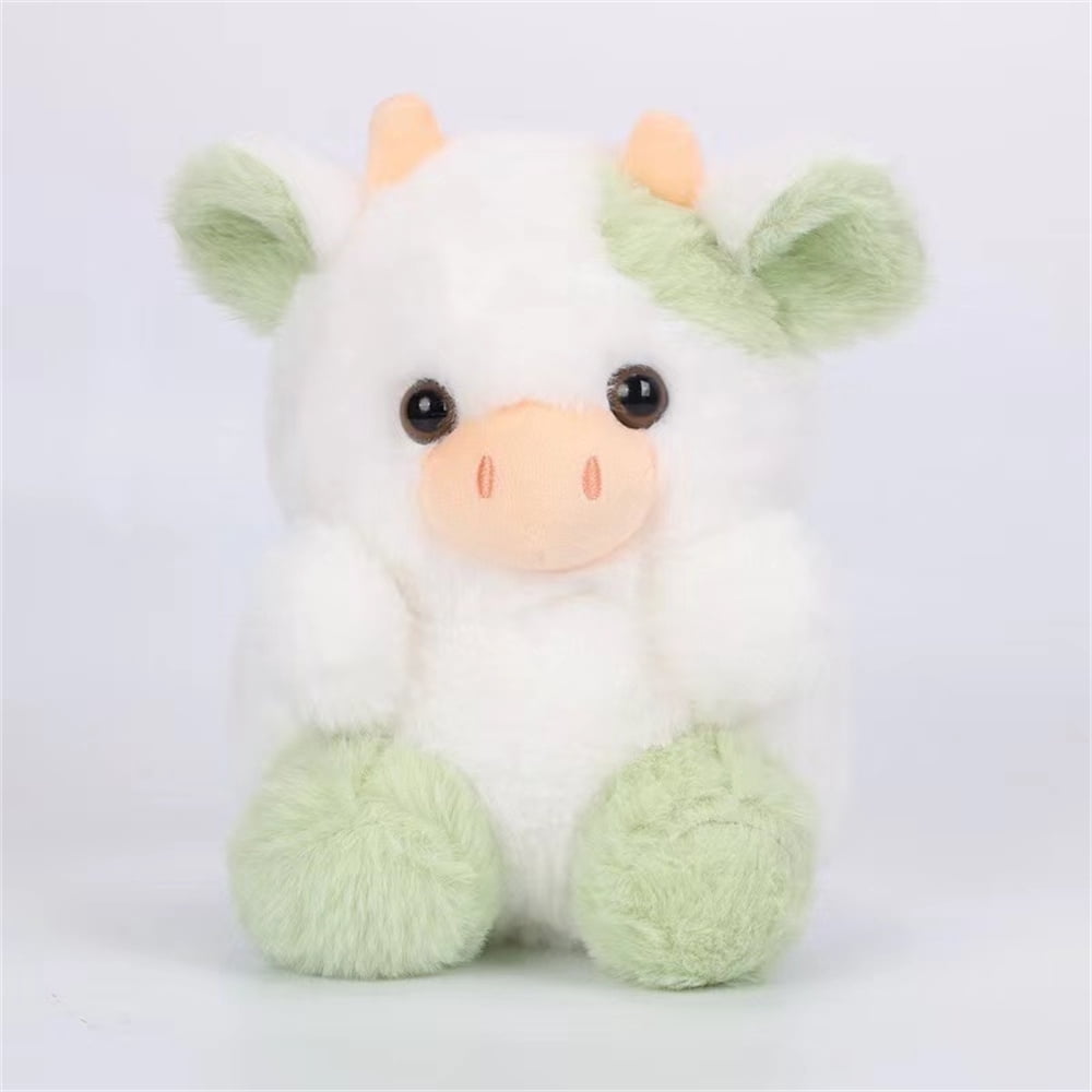 Kawaii Cow Plush Toy - 10" Ultra-Soft Stuffed Animal, Cute Plushies for ...