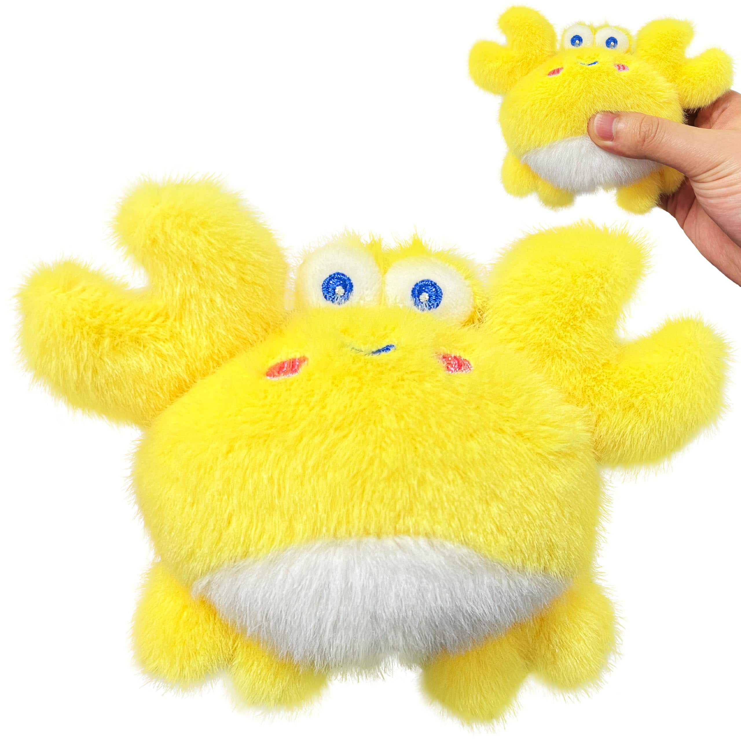 Kawaii Crab Stuffed Animal Plush Toys for Kids and Toddlers, Mini Crab ...