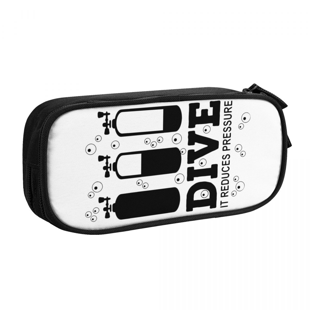 Kawaii Custom Funny Scuba Diving Dive Scuba Diver Pencil Case for s ...