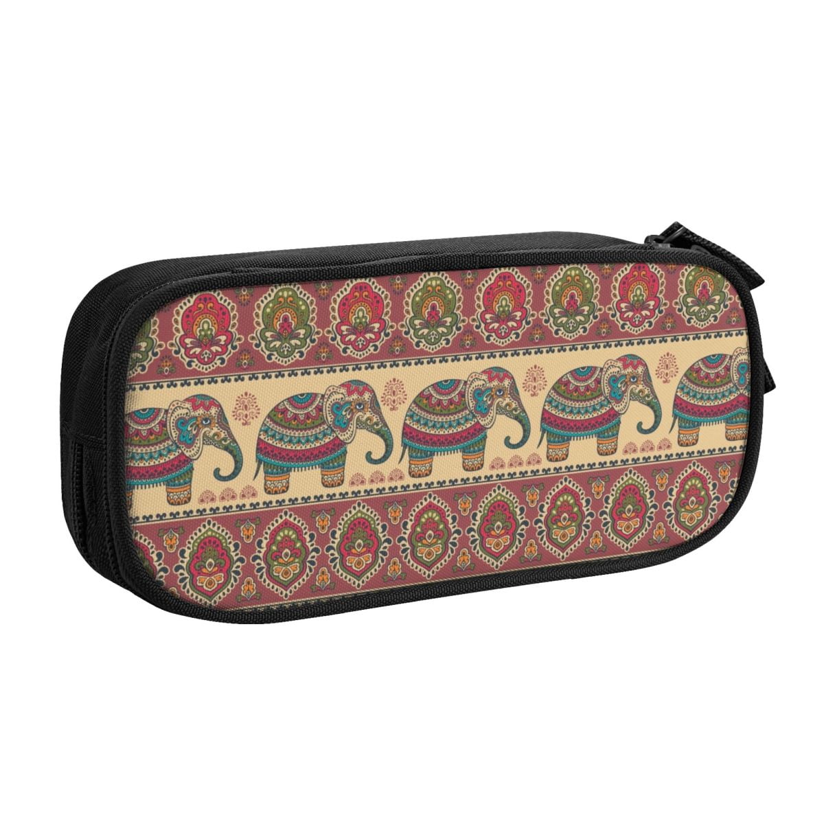 Kawaii Custom Skull Paisley Floral Art Pencil Cases for s Bohemian Boho ...
