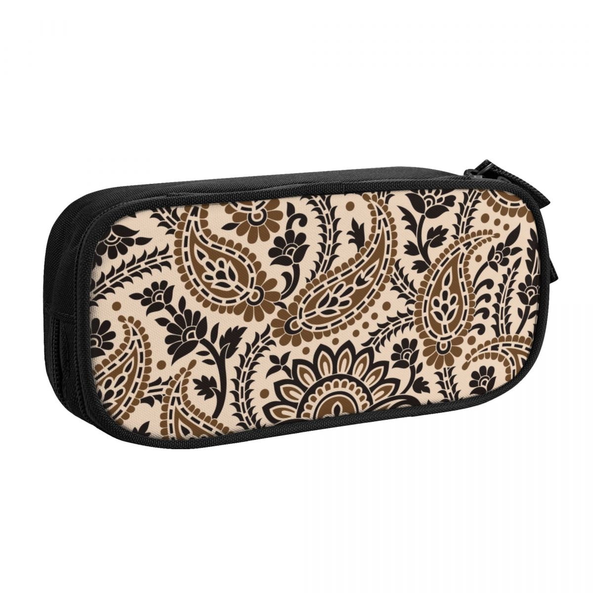 Kawaii Custom Skull Paisley Floral Art Pencil Cases for s Bohemian Boho ...