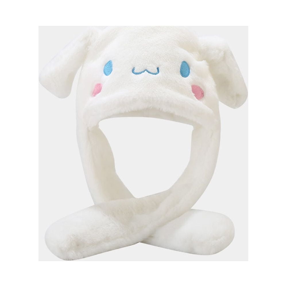 Sanrio Cinnamoroll Plush Hat with Moving Ears - Fun Anime Novelty ...