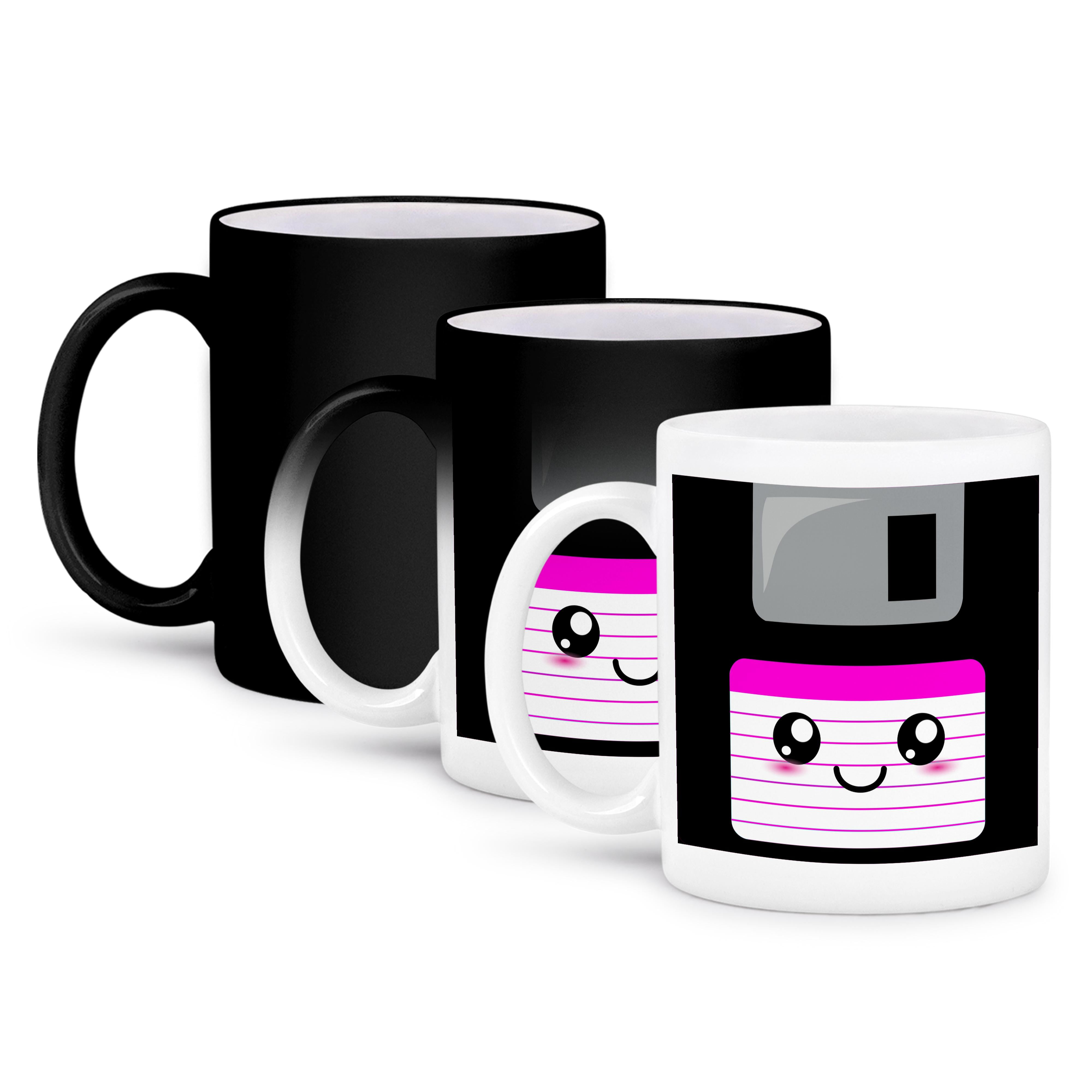 3dRose, Kawaii Cute Happy Floppy Disk - Retro 1990s computer storage ...