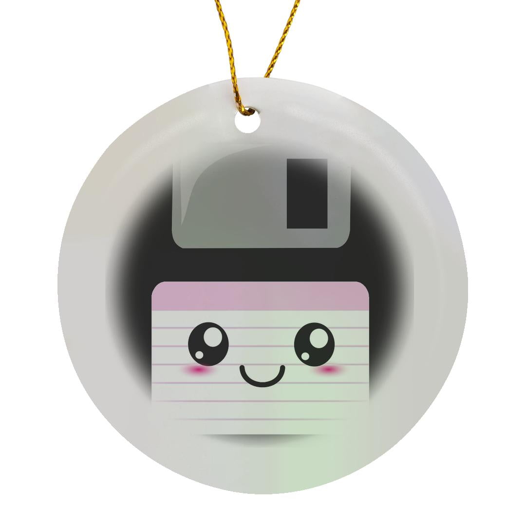 3drose, Kawaii Cute Happy Floppy Disk - Retro Computer Nerd - Japanese ...