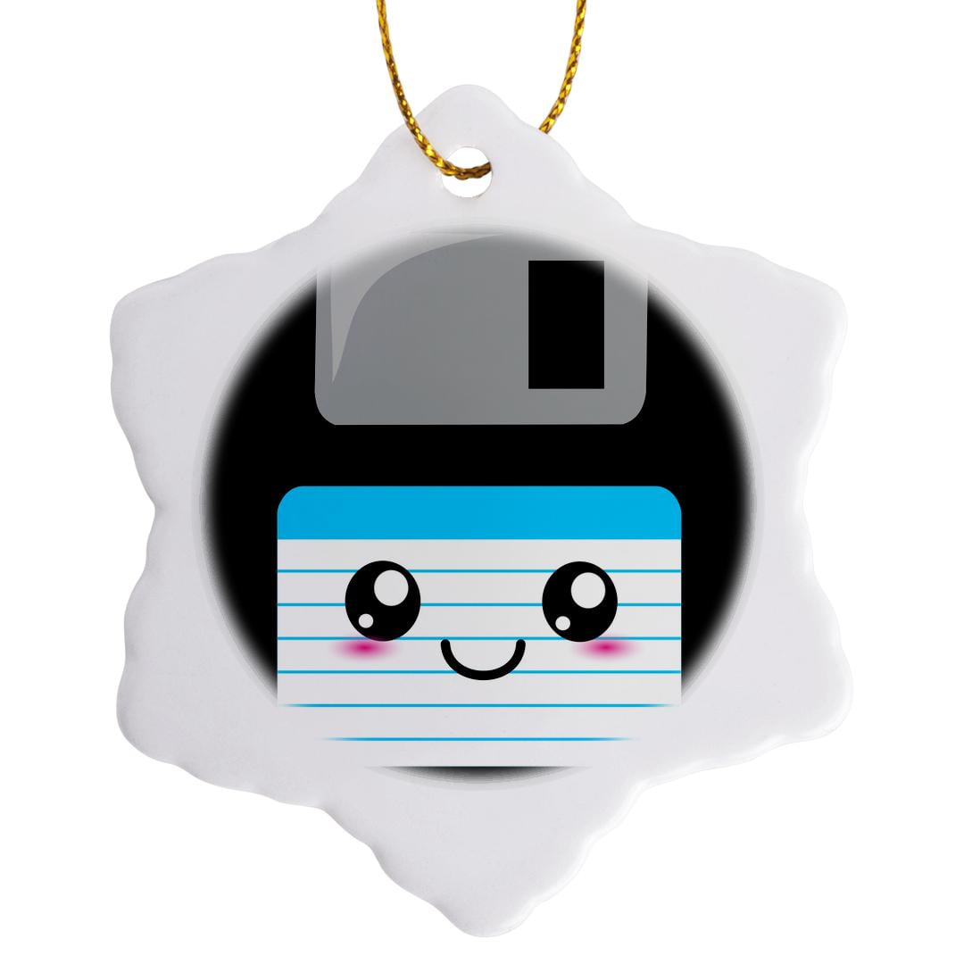 3drose, Kawaii Cute Happy Floppy Disk - Retro Ninties Computer Disk ...