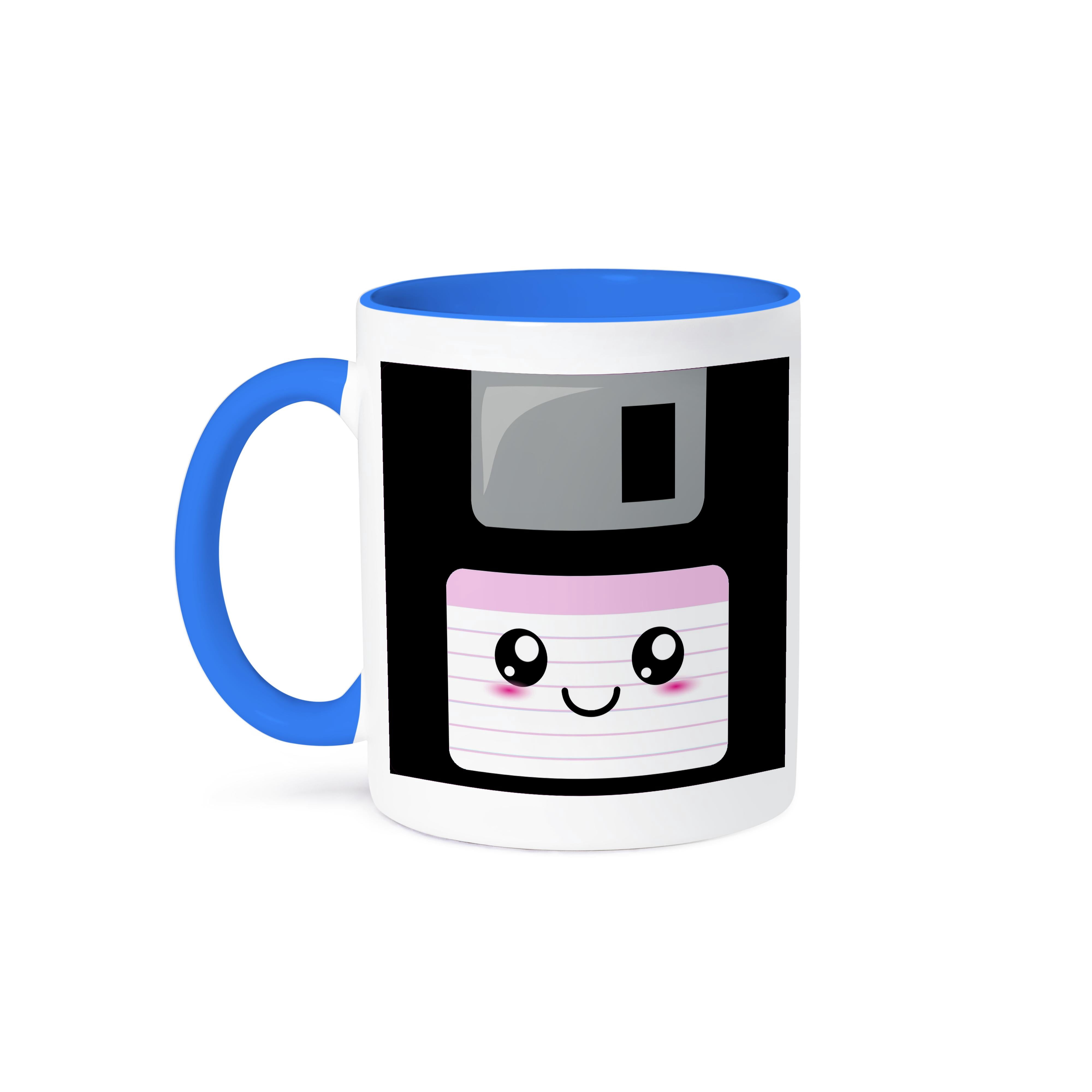 3dRose, Kawaii Cute Happy Floppy Disk - Retro computer Nerd - Japanese ...