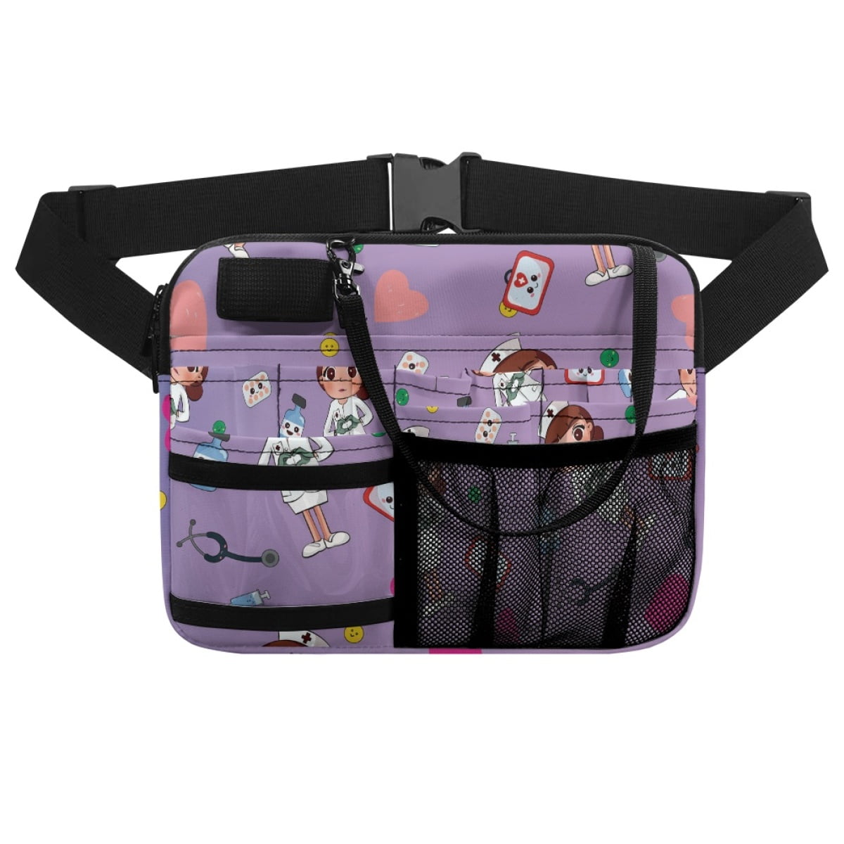 Kawaii Cute Nurse Medical Equipment Pattern Staff Work Pocket Operating ...
