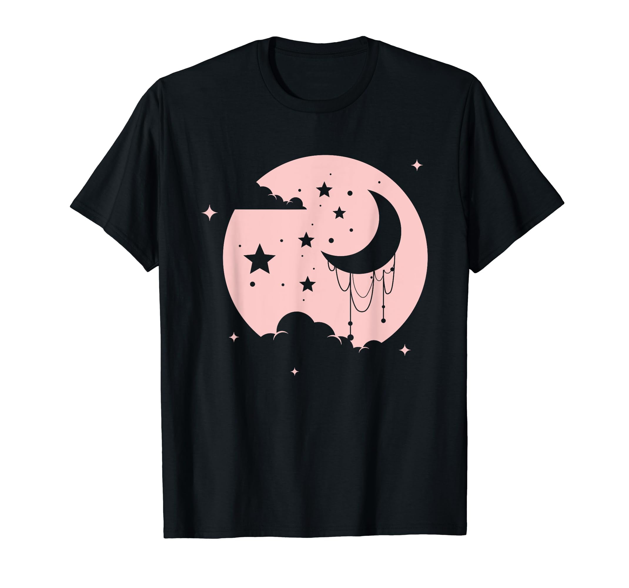 Kawaii Cute Pastel Goth Moon T-Shirt - Walmart.com