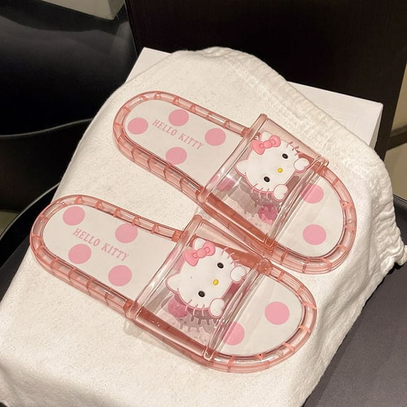 Kawaii Cute Sanrio Hello Kitty Cartoon Fashionable Sandals Home ...