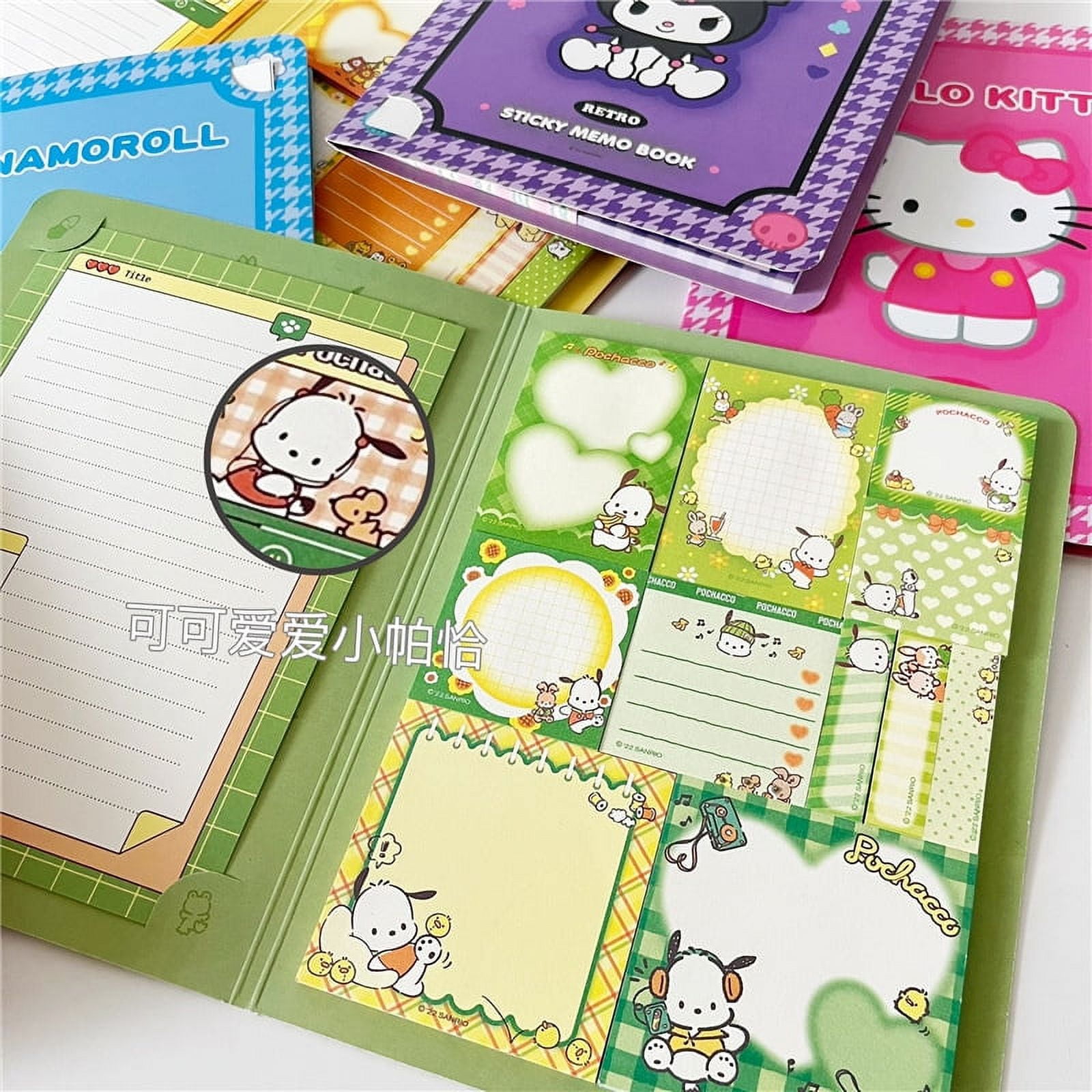 Kawaii Cute Sanrioed Convenience Book Mymelody Kuromi Hello kitty Note ...