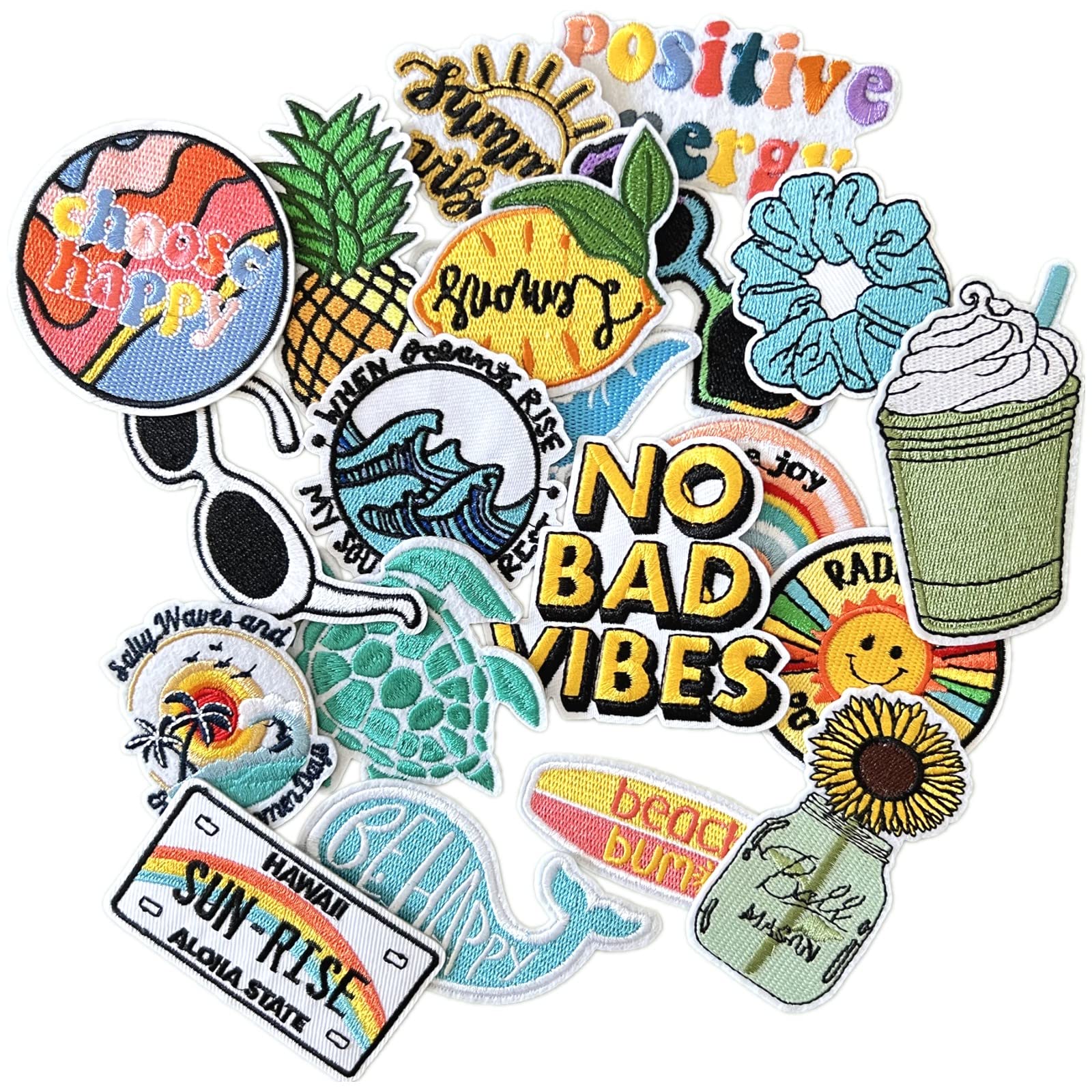 Kawaii DIY Iron On Patches, Cute Cartoon Appliques for Clothing Jackets ...