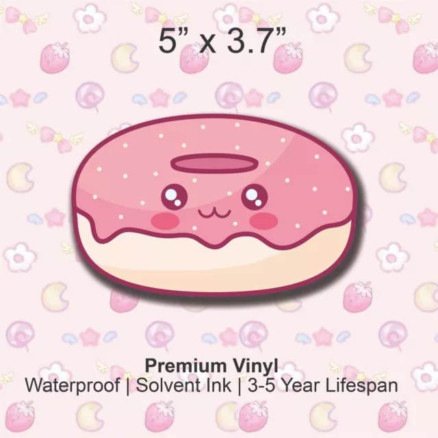 Kawaii Donut Doughnutvinyl Sticker Candy Anime Car Sticker Waterproof ...