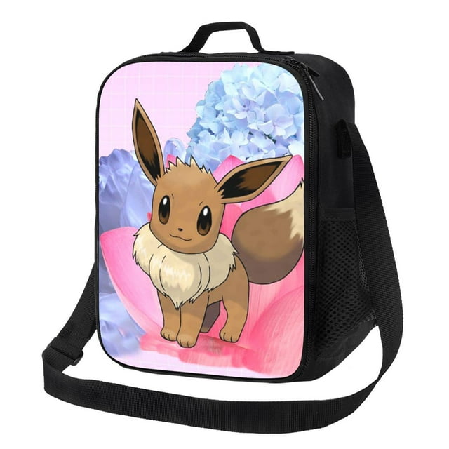 Kawaii Eevee Lunch Bag Portable Tote Bag Insulated Lunch Box Picnic ...