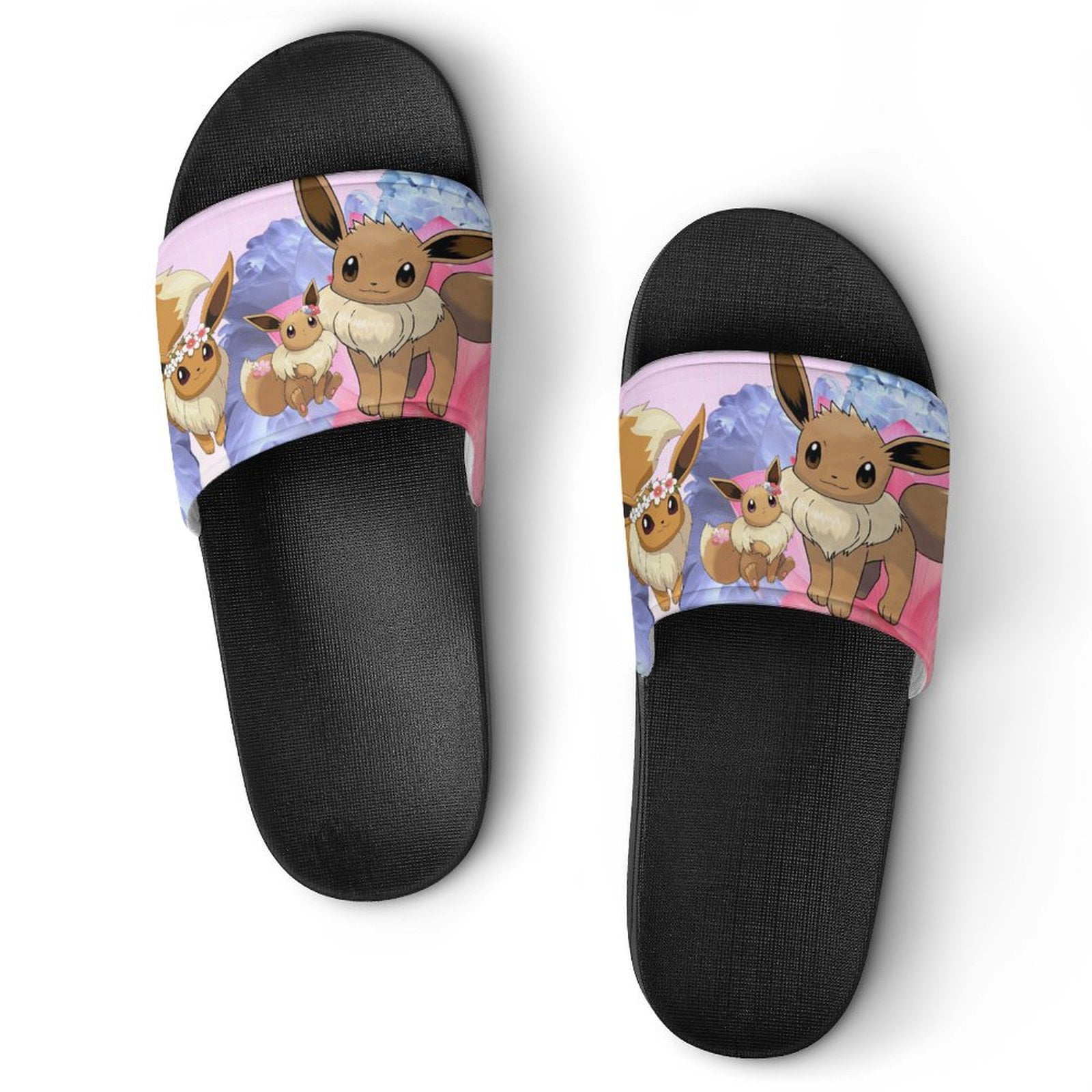 Kawaii Eevee Slide Sandals for Women Men Pillow House Slippers EVA Foam ...