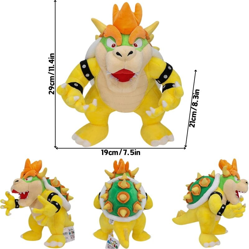 Kawaii Elephant Mario Luigi Princess Peach Daisy Toadette Soft Plush ...