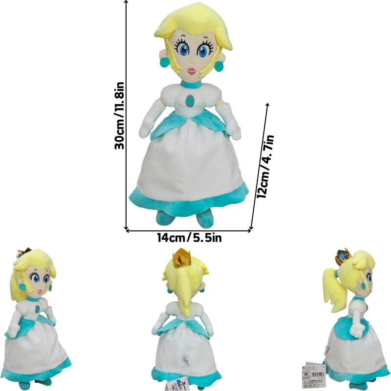 Kawaii Elephant Mario Luigi Toad Princess Peach Soft Plush Toys Ninji ...