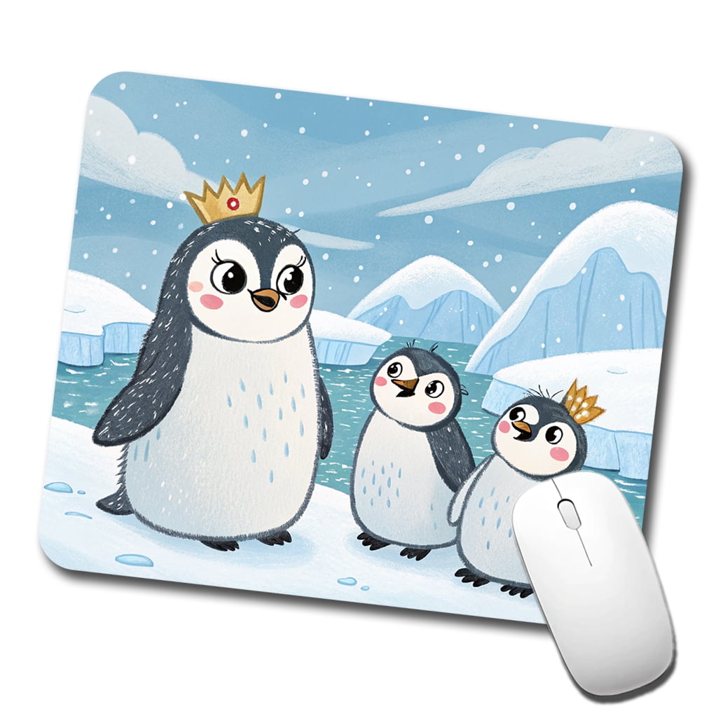 Kawaii Emperor Penguins Mouse Pad Low Profile Gaming Mat - Walmart.com
