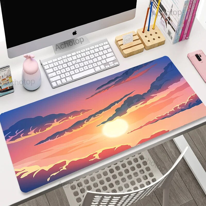 Kawaii Gaming Mouse Pad Large Mousepad Computer Game Keyboard Laptop ...