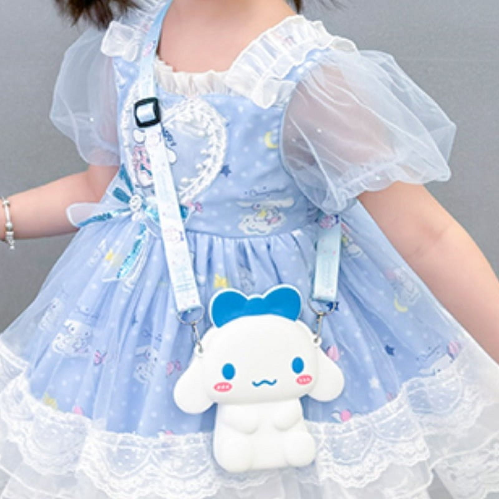 Kawaii Girls Lolita Dress Sanrios Anime Cinnamoroll Summer Kids Role ...