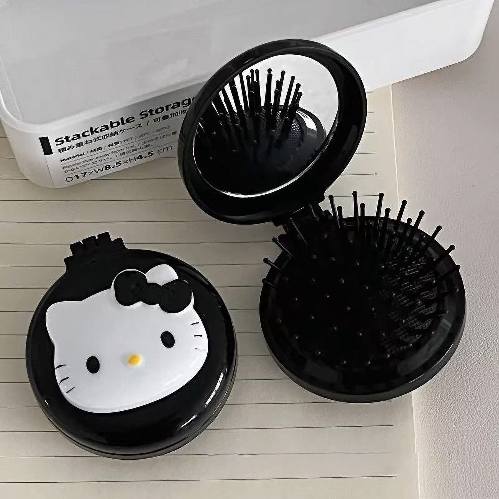 Kawaii Hello Kitty Air Cushion Comb Anime Sanrio Cartoon Kitty Cat Doll ...