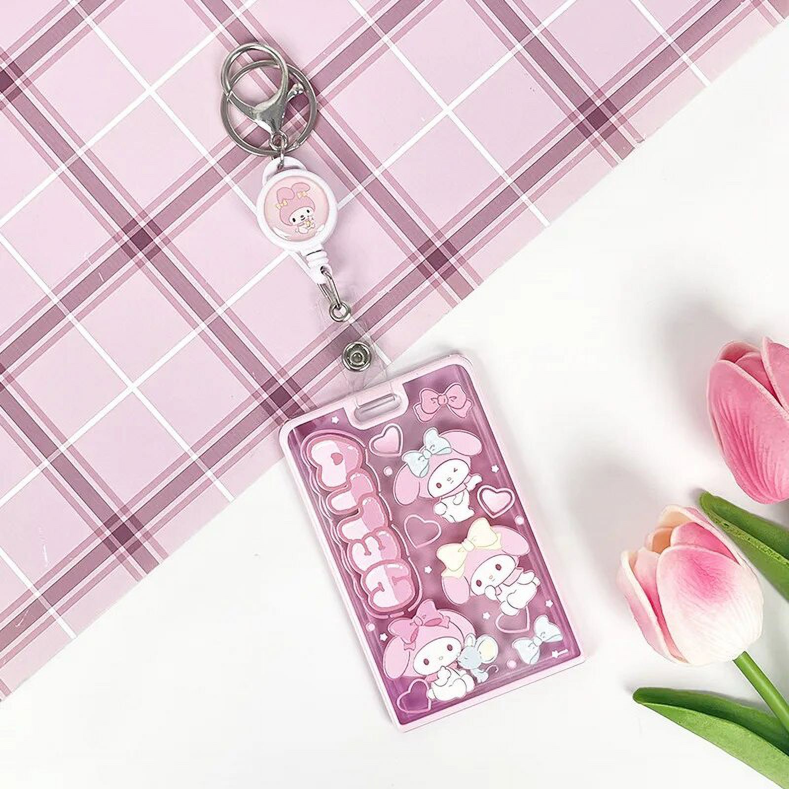 Kawaii Hello Kitty Card Holder Sanrio Kuromi Cinnamoroll My Melody ...