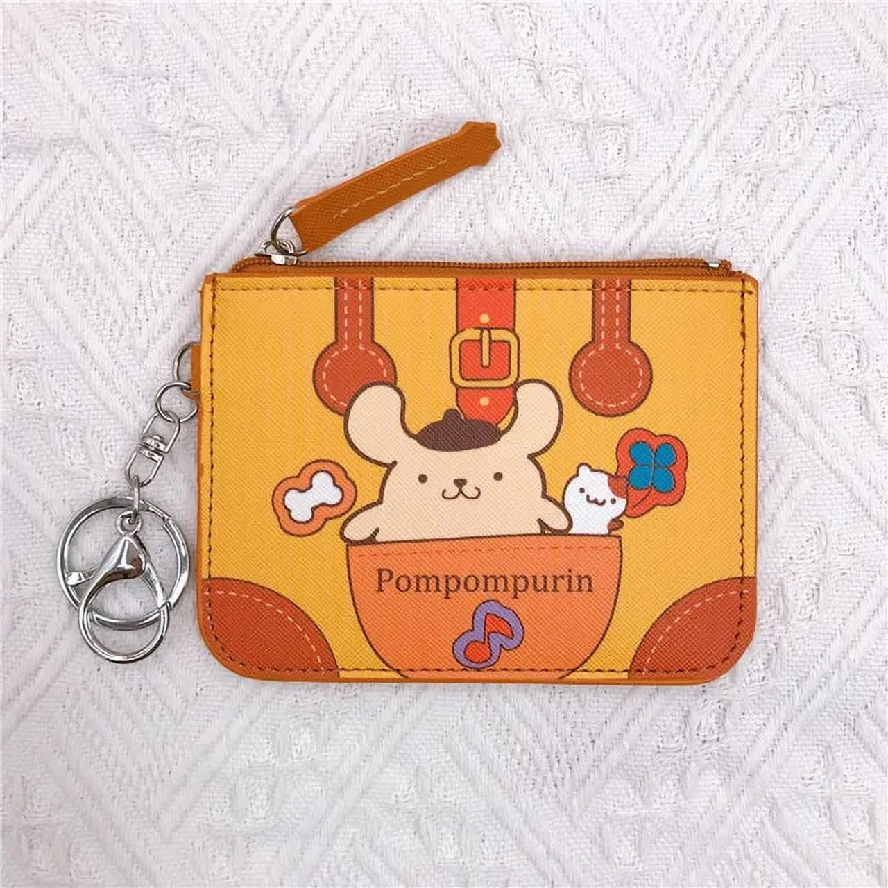 Kawaii Hello Kitty Cartoon Bag Pachacco Cinnamoroll Purin Kuromi PU ...