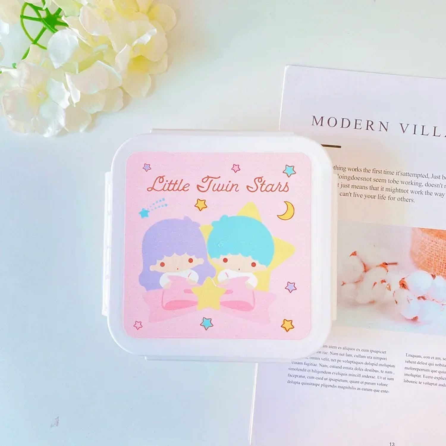 Kawaii Hello Kitty Cartoon Lunch Box Anime Kuromi Lunch Bento Student ...