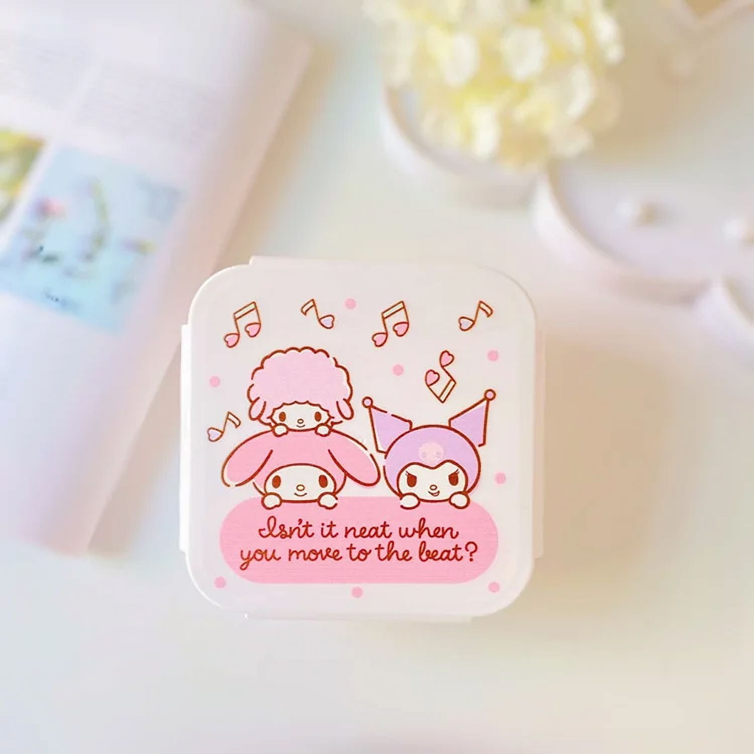 Kawaii Hello Kitty Cartoon Lunch Box Anime Kuromi Lunch Bento Student ...