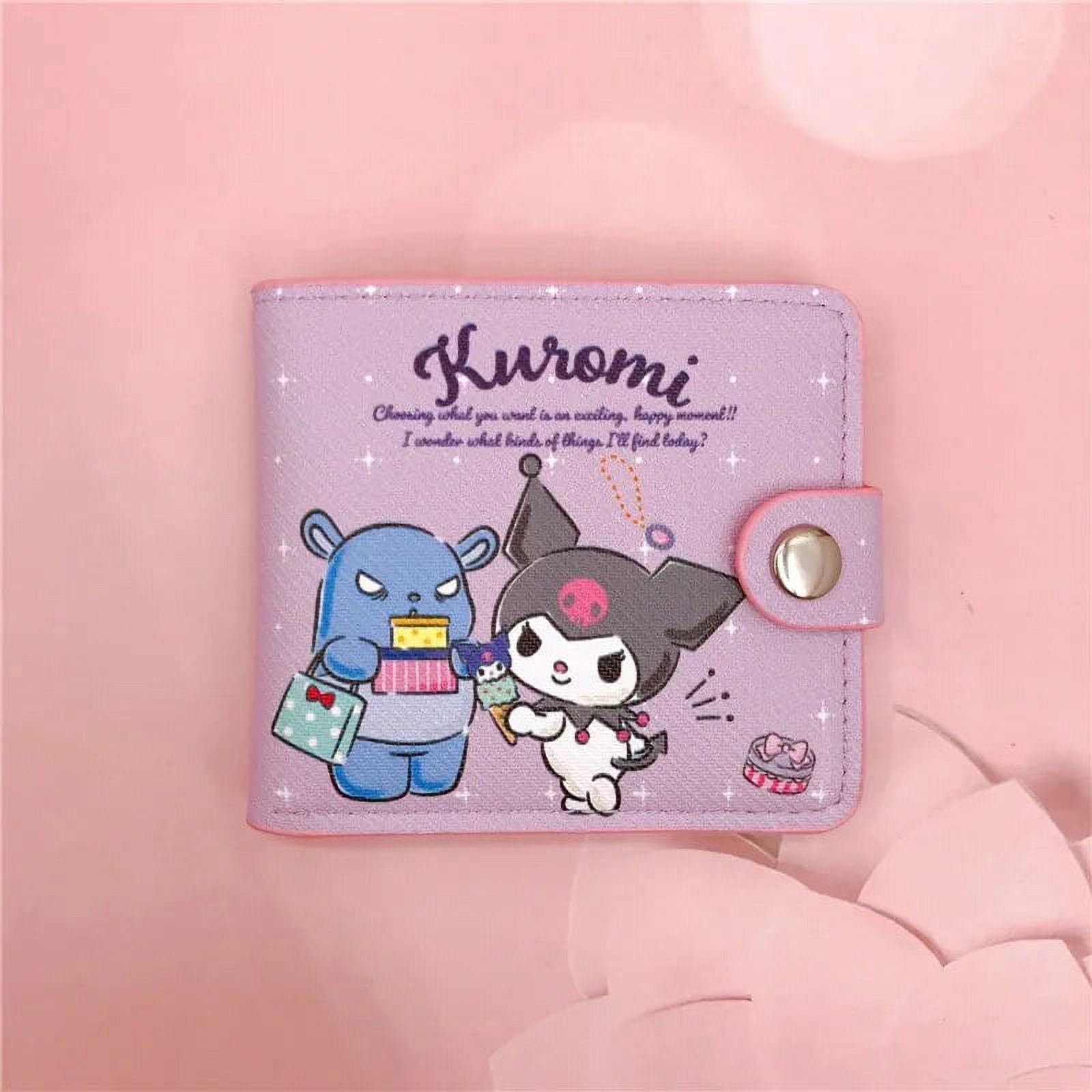 Kawaii Hello Kitty Coin Purse Cinnamoroll Melody Kuromi Sanrios Pu ...