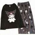 Kawaii Hello Kitty Cosplay Clothes Kuromi Sanrio Korean Autumn Two ...
