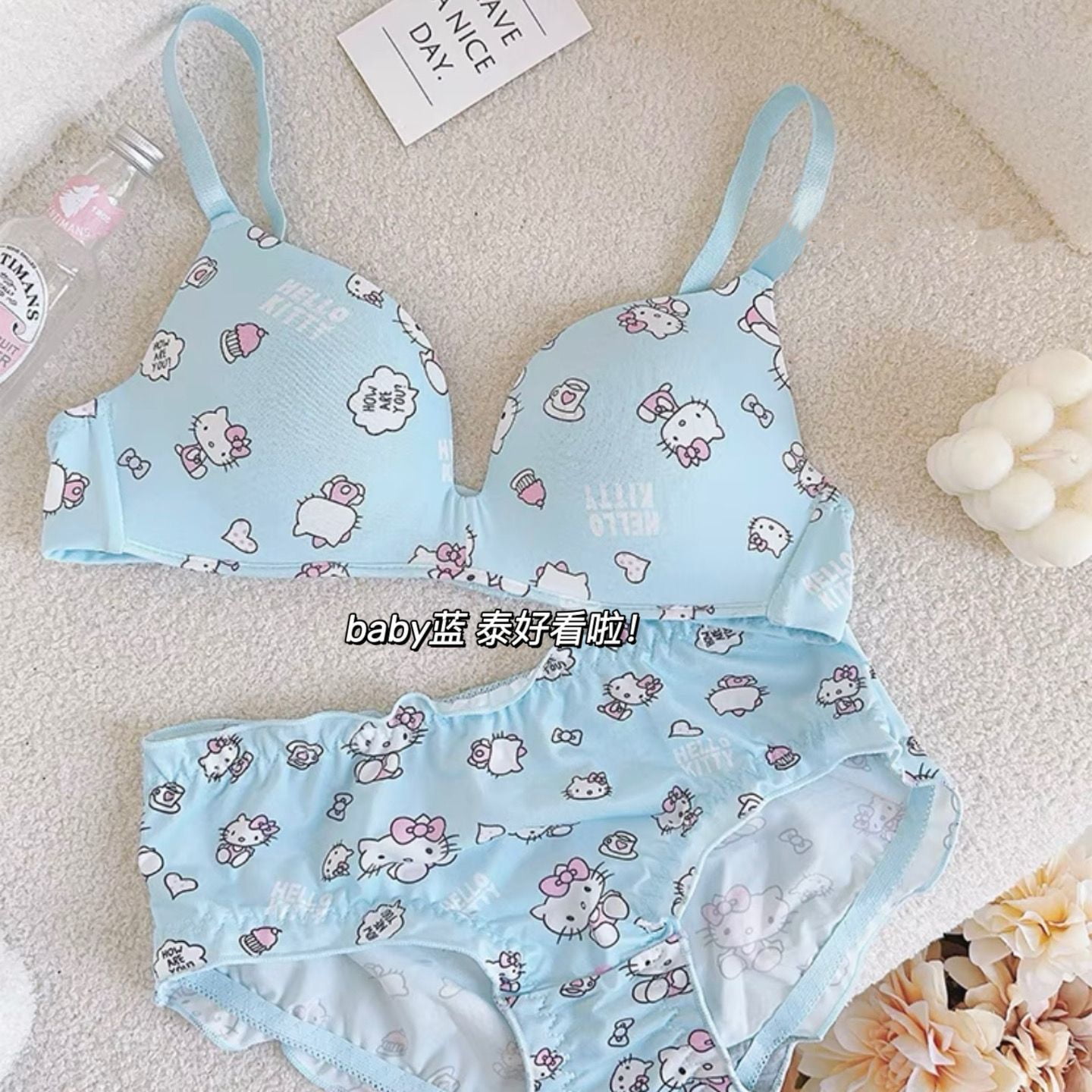 Kawaii Hello Kitty Girly Heart Undergarments Anime Sanrio Cute Ktcat ...