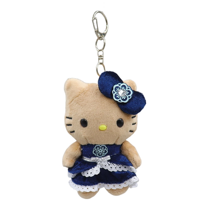 Kawaii Hello Kitty Hawaii Black Skin 50th Anniversary Series Doll Cartoon Backpack Decorative ...