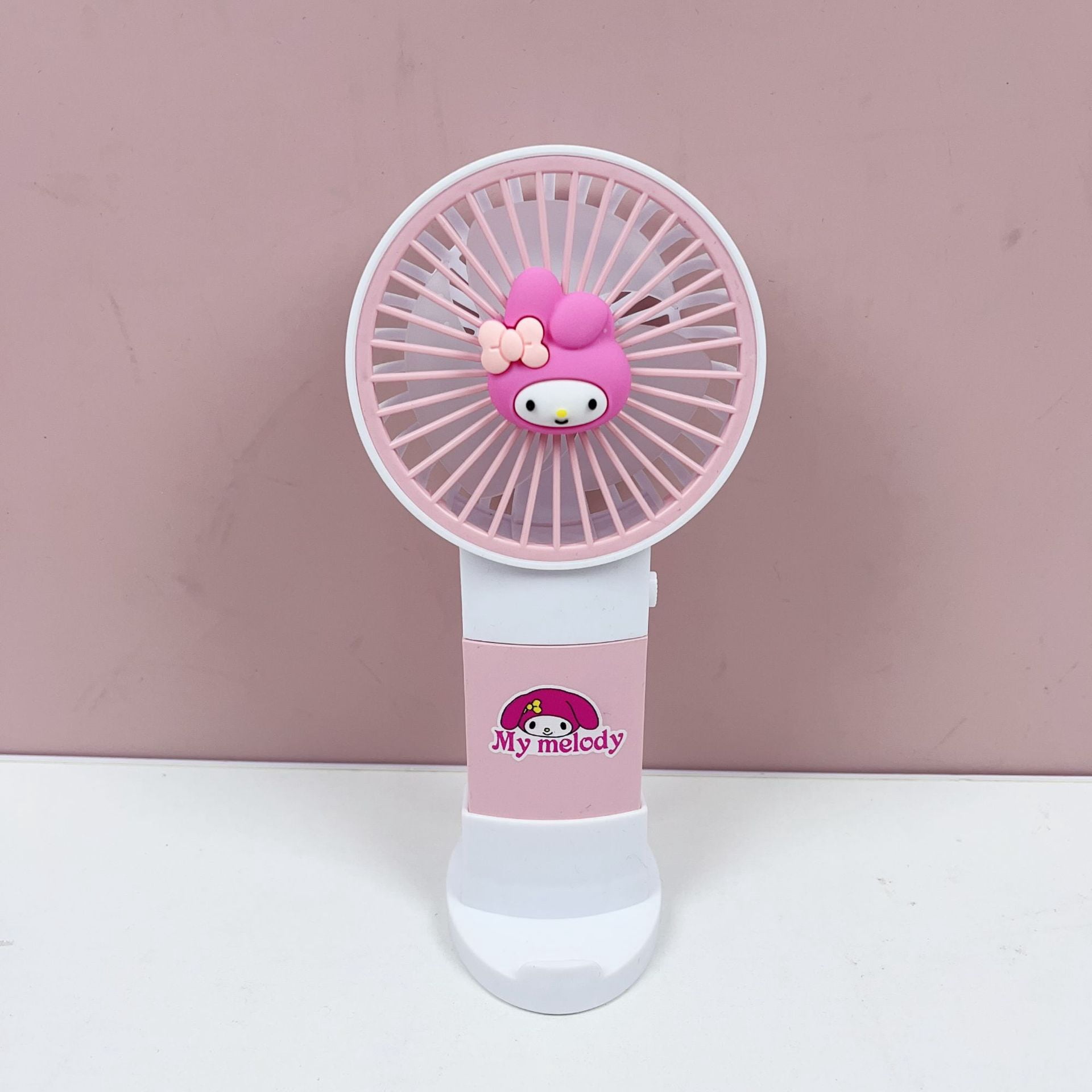 Kawaii Hello Kitty Kuromi My Melody Battery Version Handheld Mini Fan ...