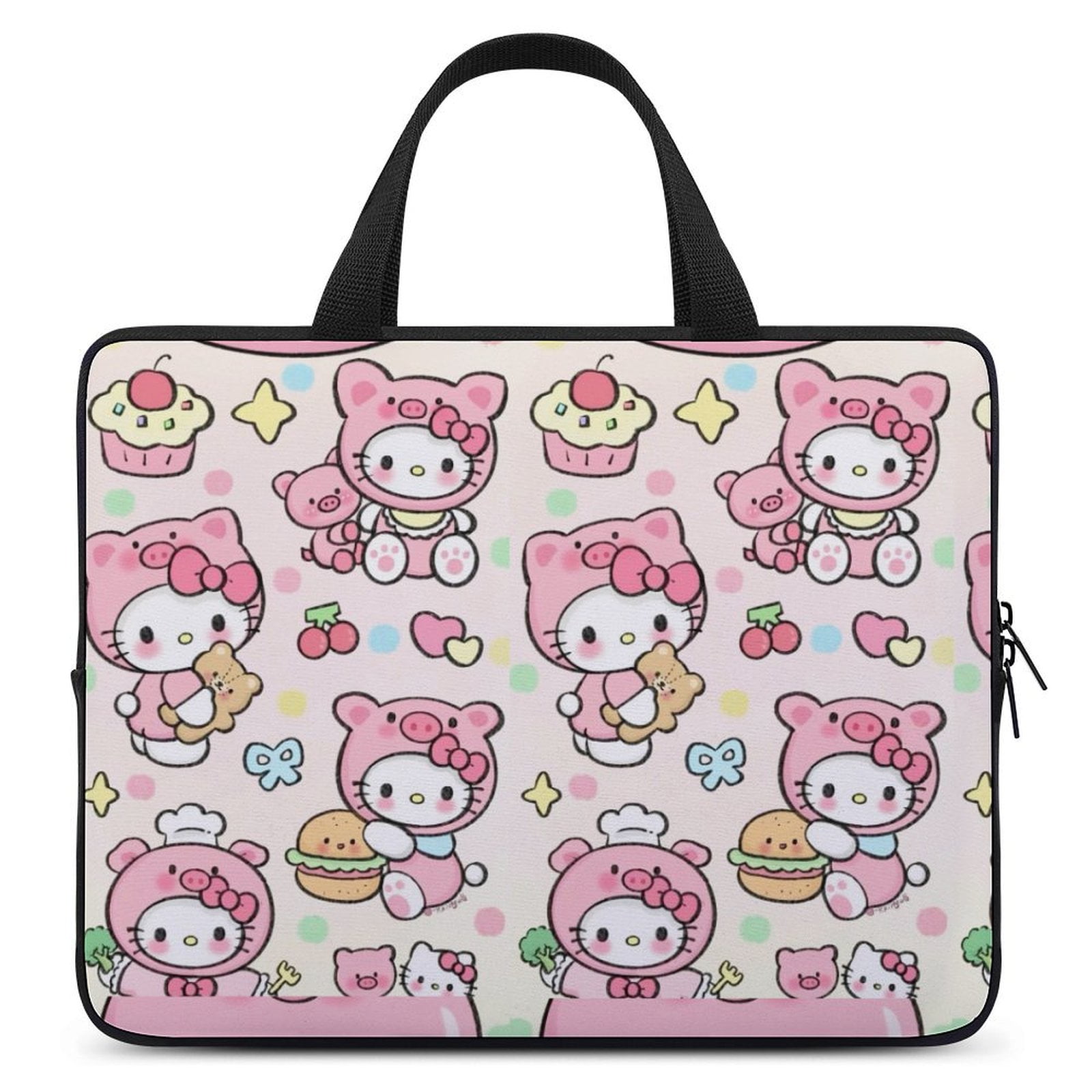Kawaii Hello Kitty Laptop Bag for Women Men 13 Inch,Laptop Tote Work ...