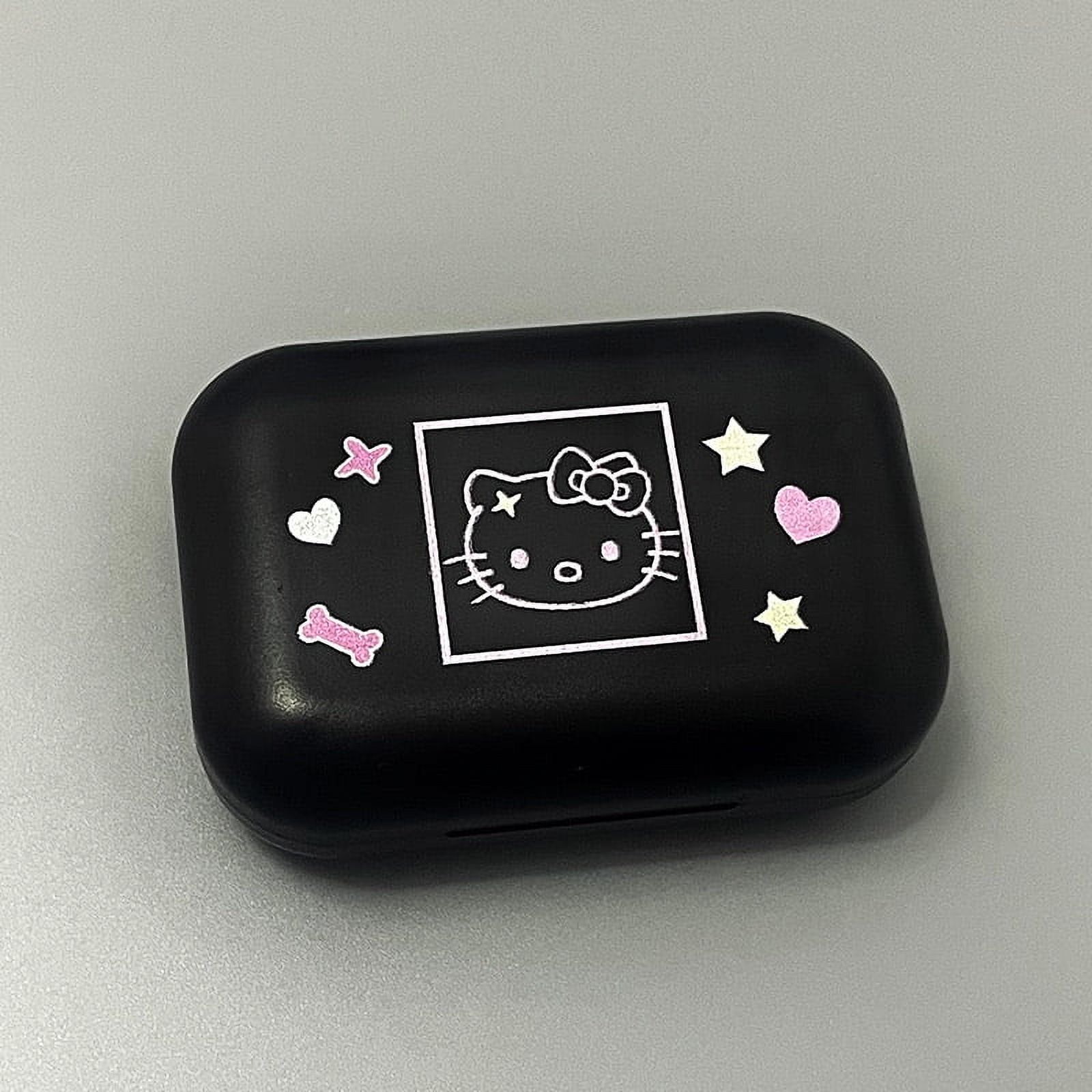 Kawaii Hello Kitty Lenses Box Anime Sanrio Candy Color Cartoon Lens Box ...