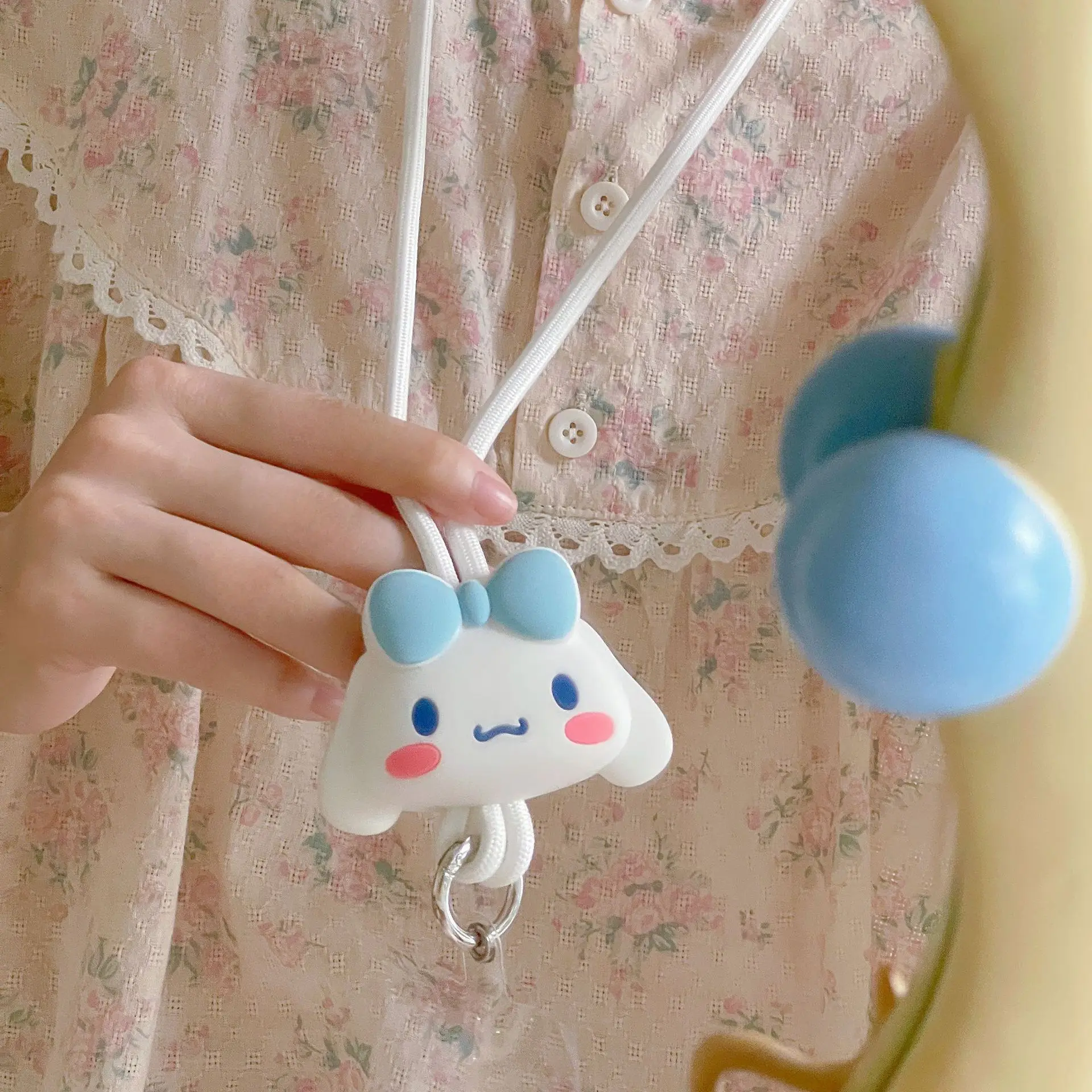 Kawaii Hello Kitty My Melody Cinnamoroll 3D Silicone Doll Phone Hanging ...