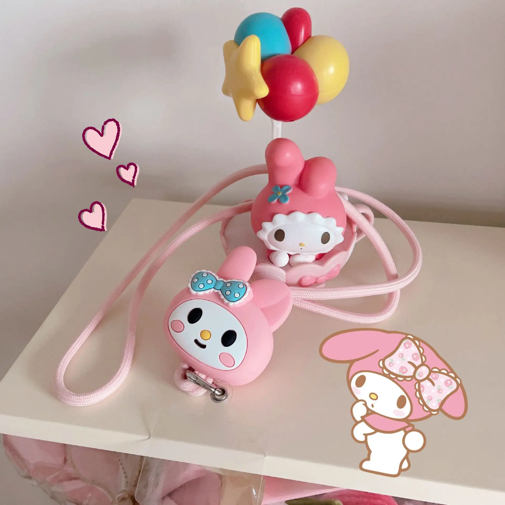 Kawaii Hello Kitty My Melody Cinnamoroll 3D Silicone Doll Phone Hanging ...