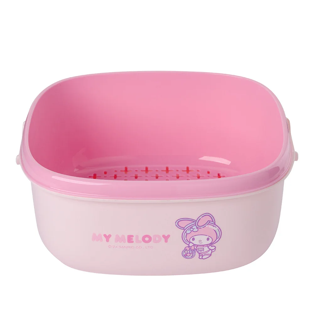 Kawaii Hello Kitty My Melody Kuromi Kitchen Double-Layer Vegetable Wash ...