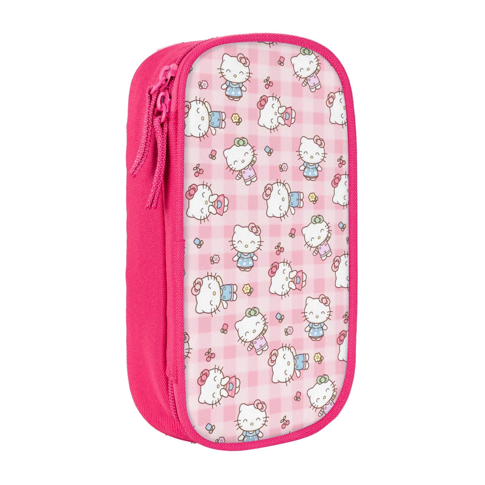 Kawaii Hello-Kitty Pencil Case – Large Capacity Aesthetic Pen Organizer ...