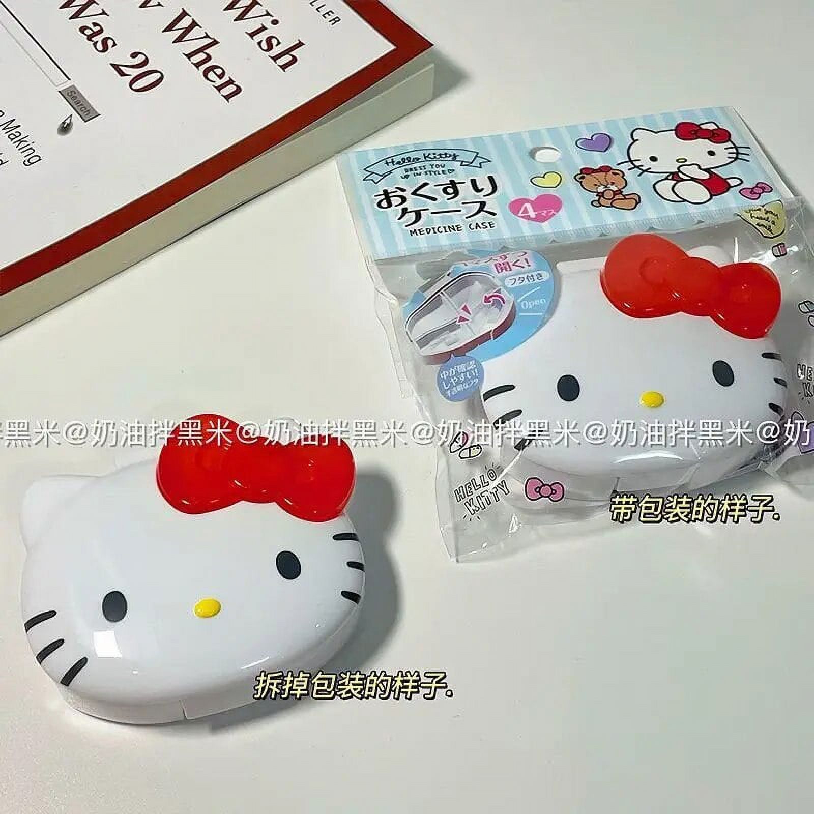 Kawaii Hello Kitty Pill Medicine Box Sanrioed My Melody Pill Case ...