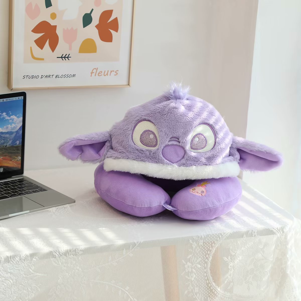 Kawaii Hello Kitty Sanrio Kuromi Cinnamoroll My Melody Pochacco Kirby Office Hooded U-shaped ...