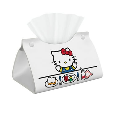 Kawaii Cartoon Tissue Box Plush Pom Pom Purin Tissue Paper Holder Car ...
