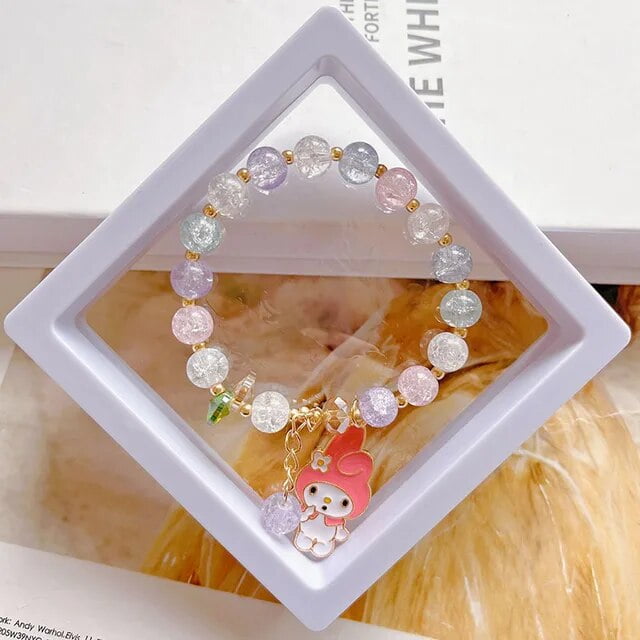 Kawaii Hello Kitty Y2K Bracelet Cinnamoroll Cartoon Anime Sanrio Bangle ...