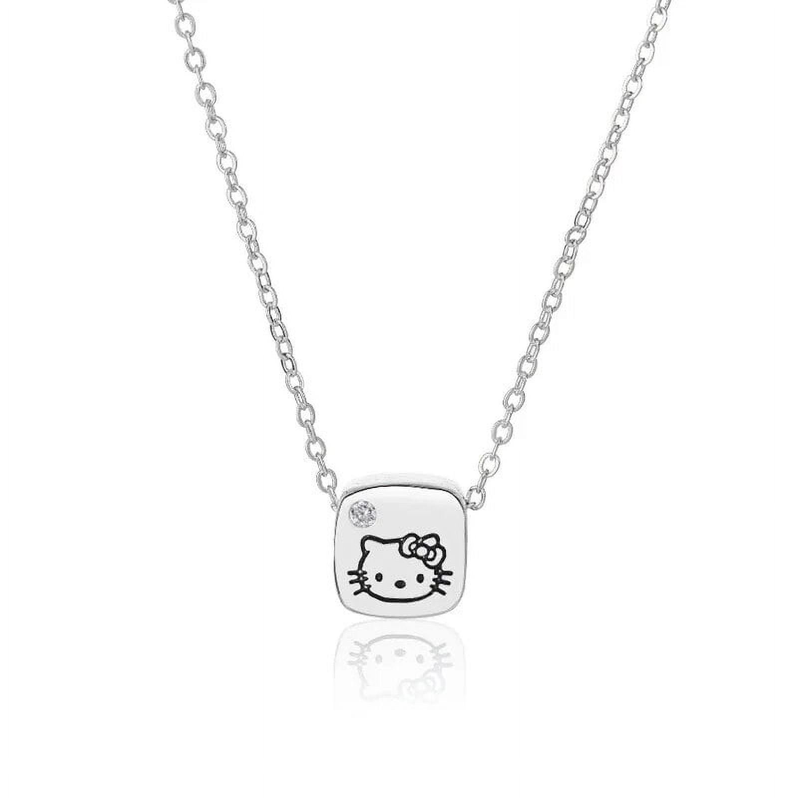 Kawaii HelloKittys Necklace Gift Box Anime Sanrioed Necklace Cute Kt ...