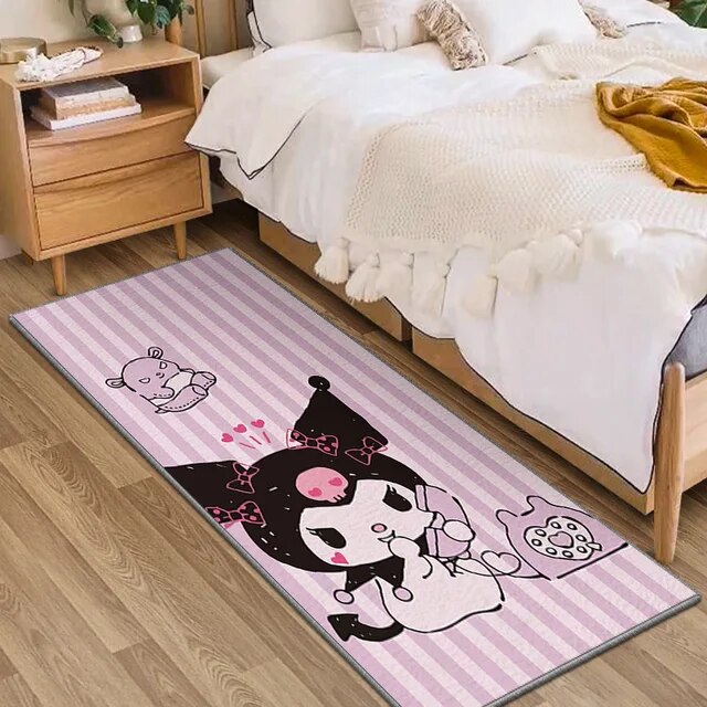 Kawaii Helloed Kittys Carpets for Bedroom Room Mat Area Rug Room Decor ...