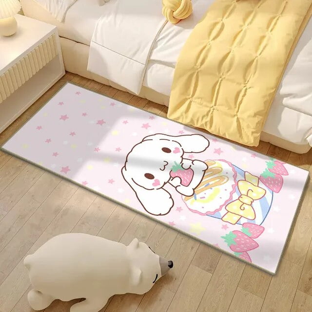 Kawaii Helloed Kittys Carpets for Bedroom Room Mat Area Rug Room Decor ...