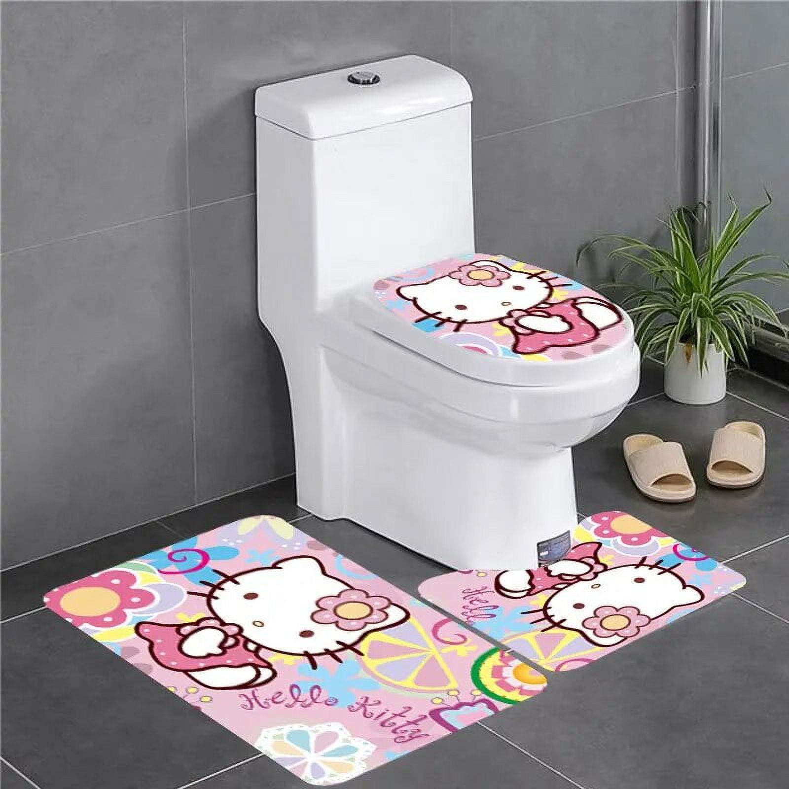 Kawaii Hellokitty Anti-Slip Floor Mat 3Pcs/set Cartoon My Melody ...