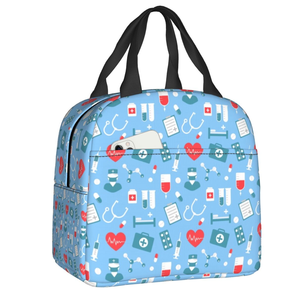 Kawaii Hospital Medical Pattern Lunch Box Women Leakproof Nurses ...